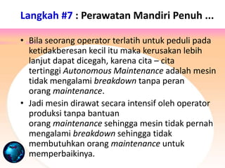 Autonomous Maintenance _Training "TOTAL PRODUCTIVE MAINTENANCE (TPM ...