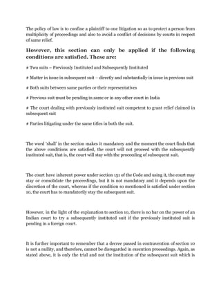 3. The Role of Judges and Advocates in reducing Multiplicity of Suits ...