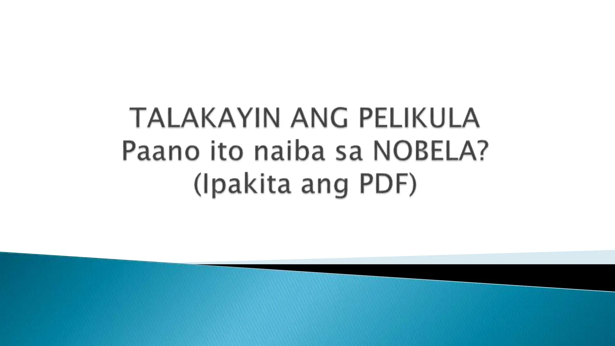MATANDA AT ANG DAGAT-NOBELA- aralin sa baitang 10 | PPTX