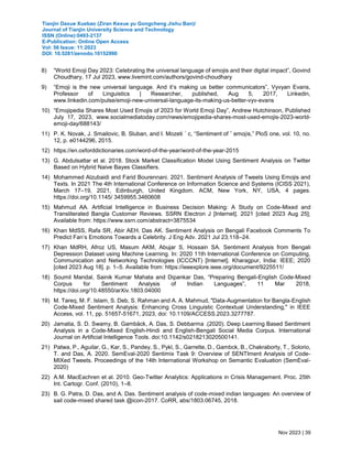 SENTIMENT ANALYSIS OF BANGLA-ENGLISH CODE-MIXED AND TRANSLITERATED SOCIAL MEDIA COMMENTS USING ...