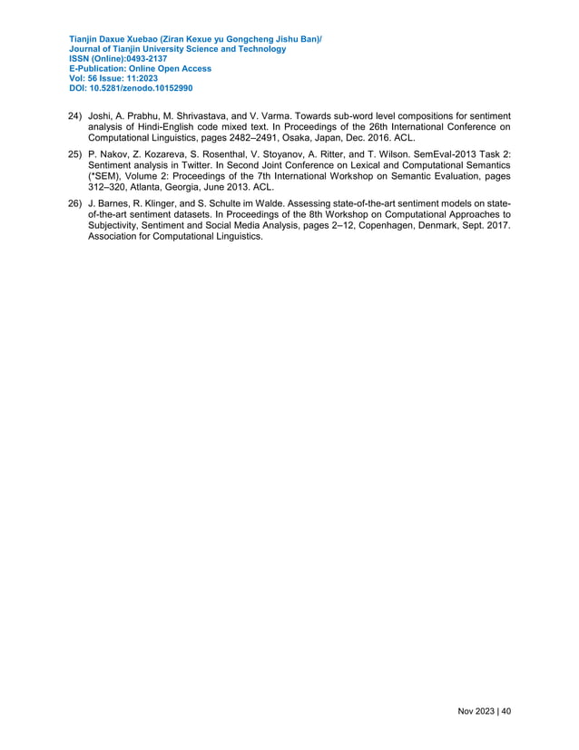 SENTIMENT ANALYSIS OF BANGLA-ENGLISH CODE-MIXED AND TRANSLITERATED SOCIAL MEDIA COMMENTS USING ...