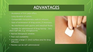 Transdermal drug delivery system- structure of skin | PPTX