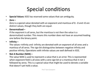 3. IEEE 754 FLOATING POINT For Comp. ORG.pdf | Physics | Science