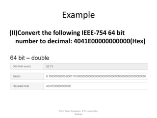 3. IEEE 754 FLOATING POINT For Comp. ORG.pdf | Physics | Science