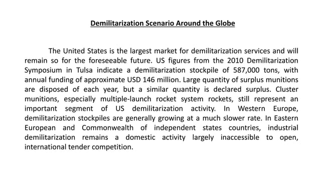 3. demilitarzn & melt out.pptx