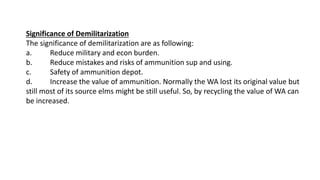 3. demilitarzn & melt out.pptx