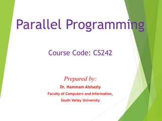 3. Potential Benefits, Limits and Costs of Parallel Programming.pdf | Programming Languages ...