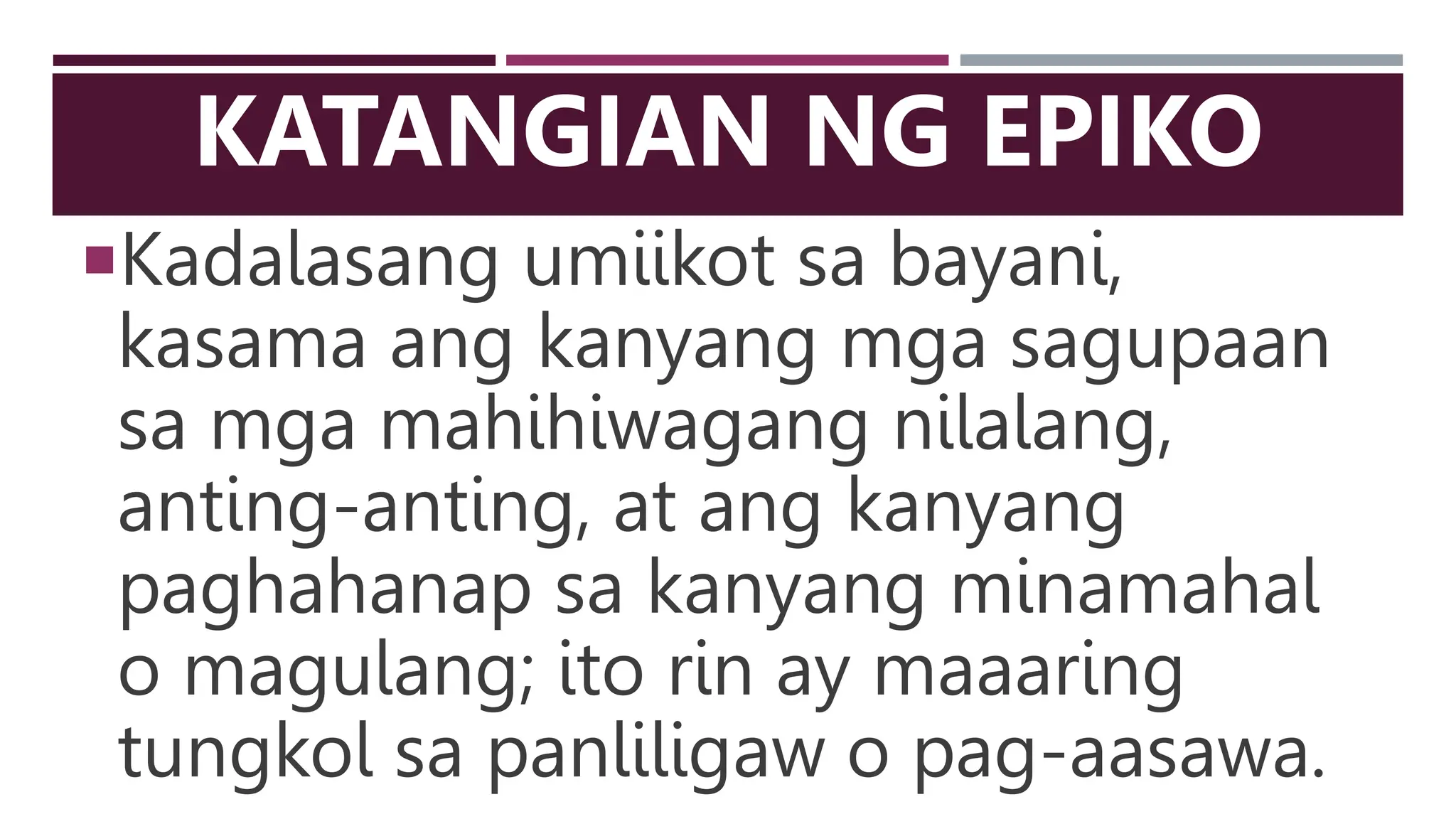 Quarter 1 sa Filipino 7 Module 1EPIKO Fil 7.pptx