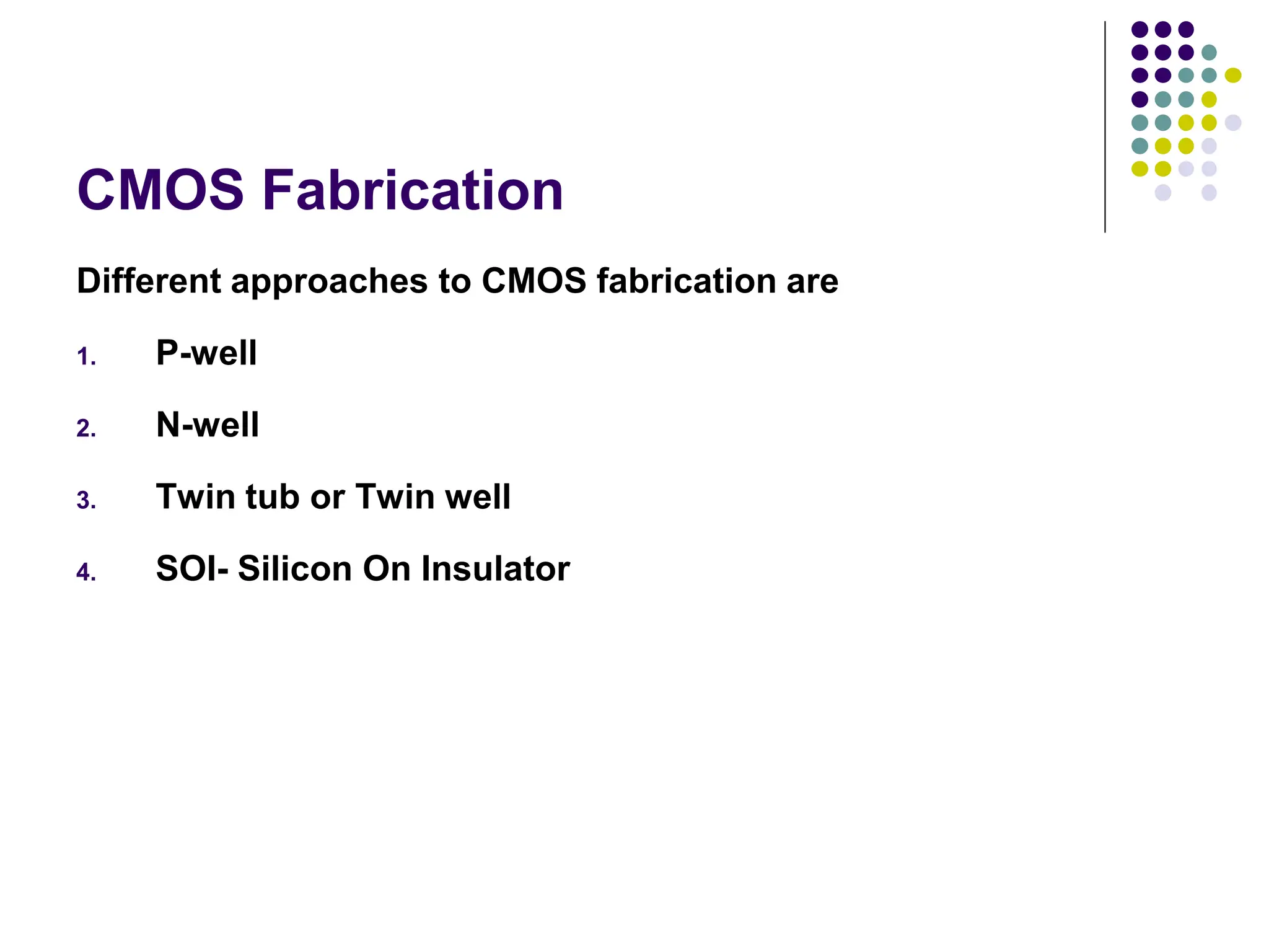 3. CMOS Fabrication.ppt important to read | PPT