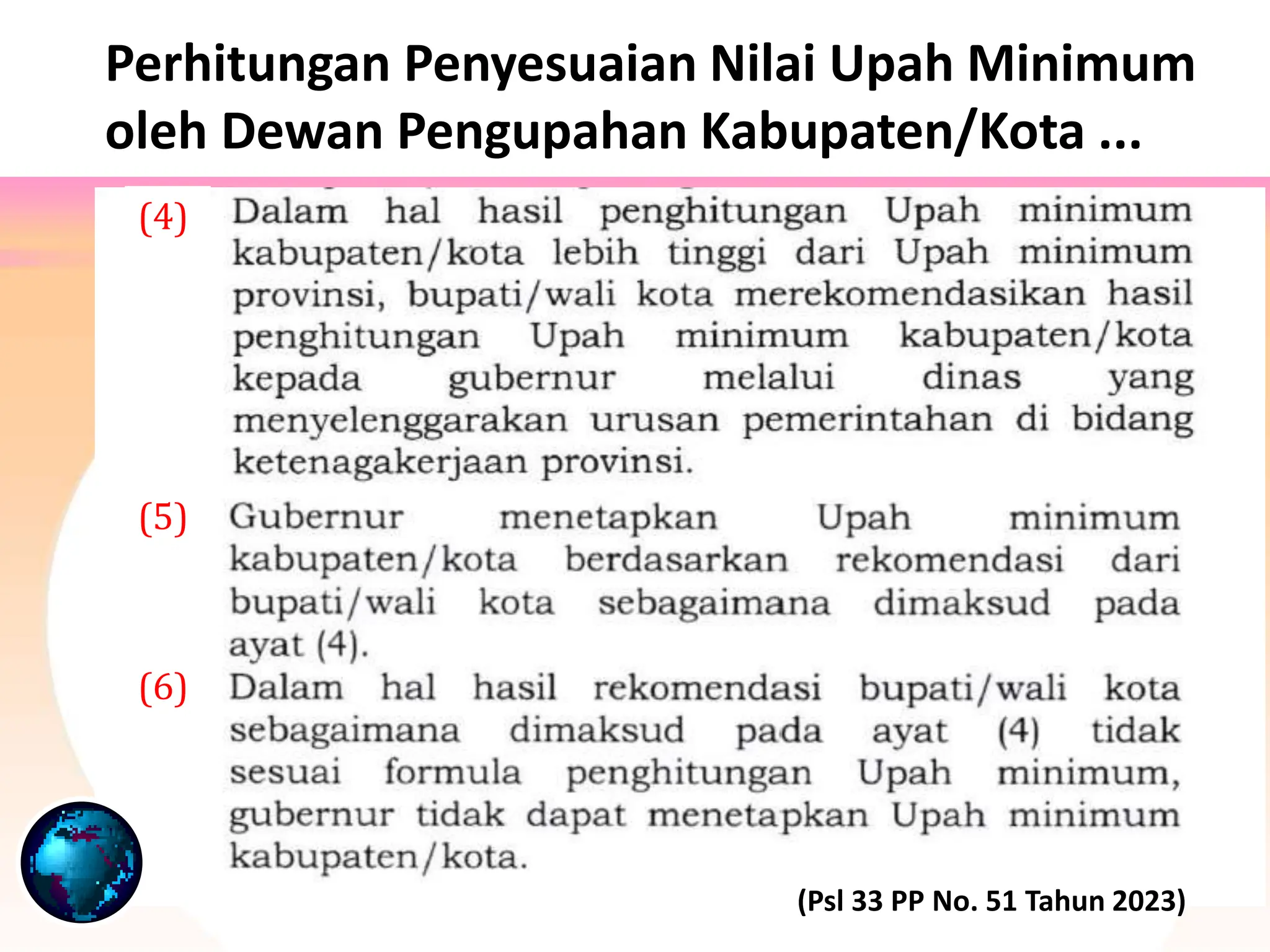 Upah Minimum Kabupaten/Kota & Perhitungan Penyesuaian Nilainya ...