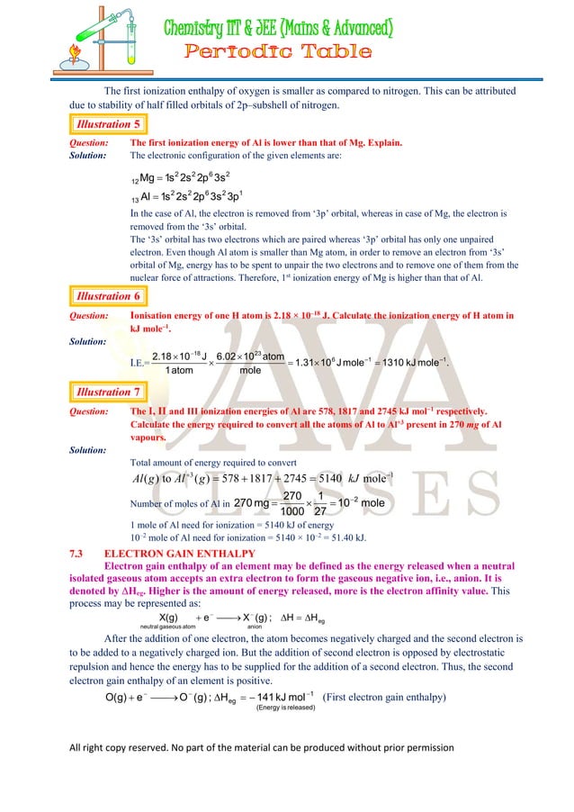 classification of elements and periodicity in properties class 11 Study ...