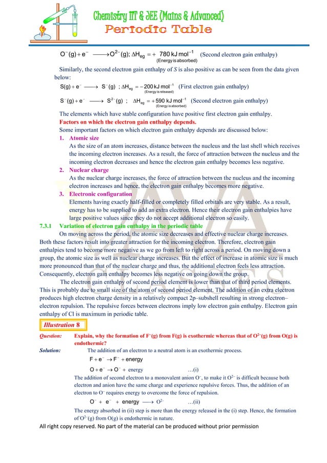 classification of elements and periodicity in properties class 11 Study ...