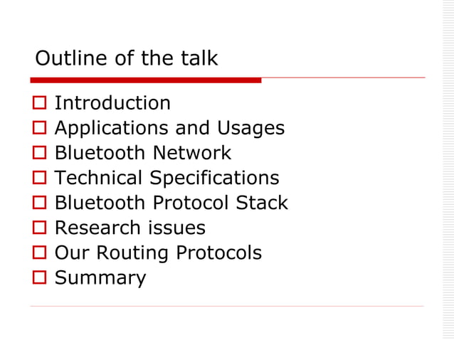 Bluetooth Technology-Introduction to Bluetooth, Technical ...