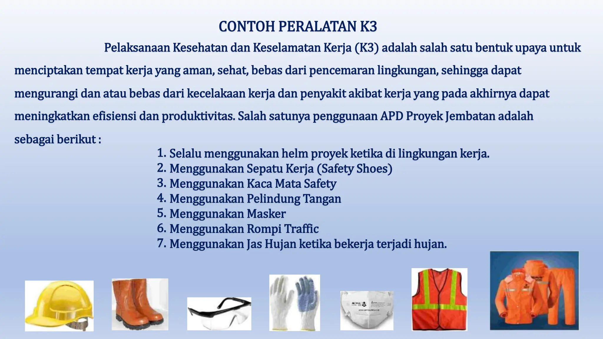 Kesehatan keselamatan kerja 3 KONSTRUKSI | PPTX