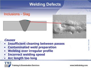 3.0 Welding Imperfections and Material Inspection.ppt