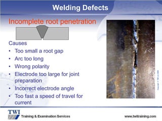 3.0 Welding Imperfections and Material Inspection.ppt