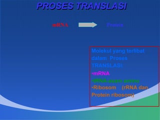 Materi genetik dan sintesis protein biology | PPT