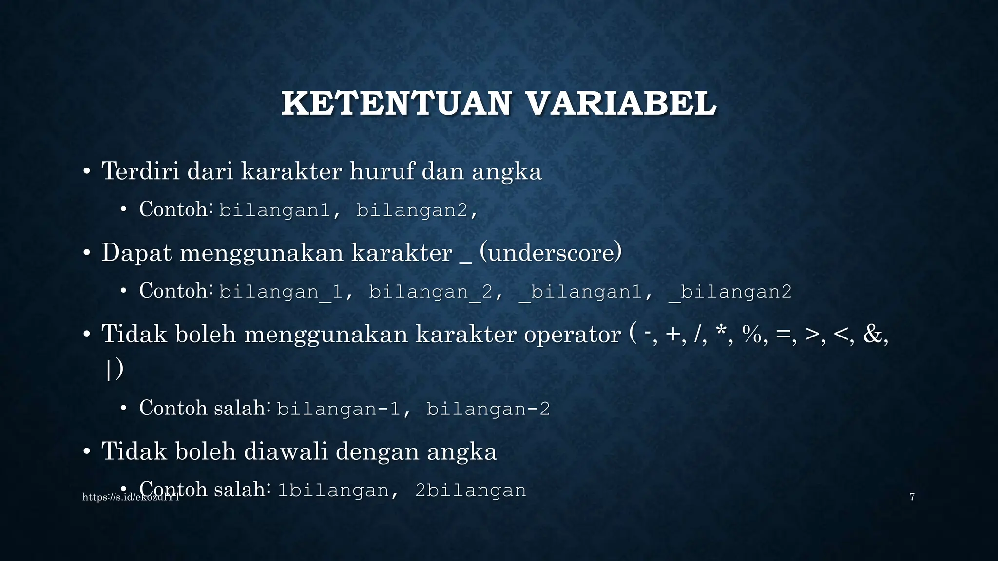 3.4 Tipe Data, Variabel dan Konstanta.pptx