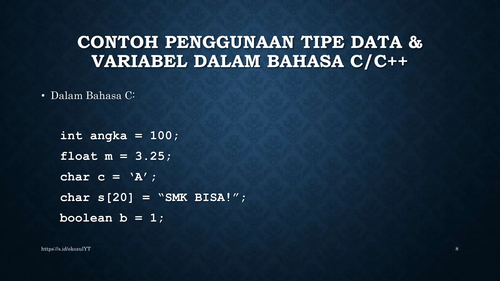 3.4 Tipe Data, Variabel dan Konstanta.pptx