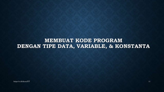 3.4 Tipe Data, Variabel dan Konstanta.pptx