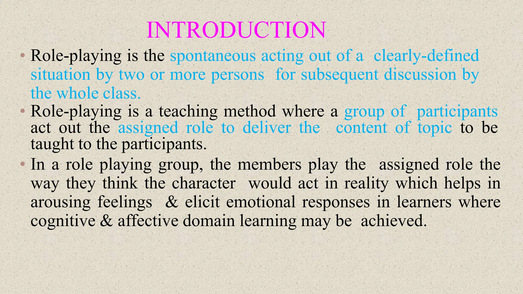 method of teaching on Role play,project,fieldtrip ppt.pptx