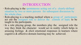 method of teaching on Role play,project,fieldtrip ppt.pptx