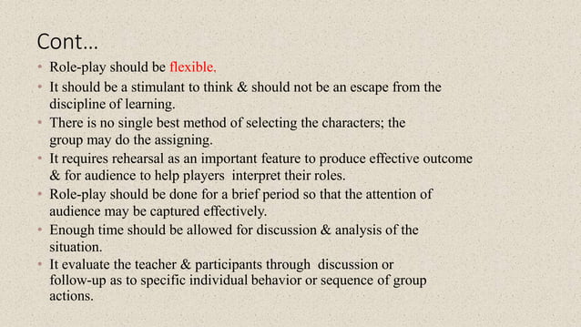 method of teaching on Role play,project,fieldtrip ppt.pptx