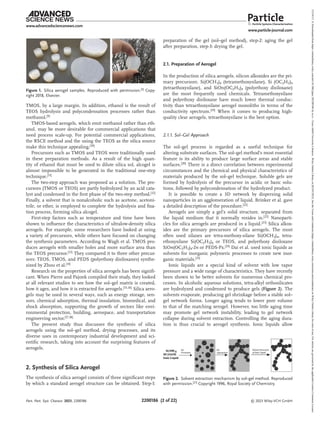 Silica Aerogel: Synthesis, Characterization, Applications, and Recent ...
