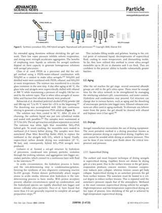 Silica Aerogel: Synthesis, Characterization, Applications, and Recent Advancements | PDF