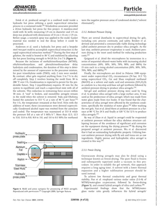 Silica Aerogel: Synthesis, Characterization, Applications, and Recent Advancements | PDF