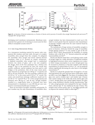 Silica Aerogel: Synthesis, Characterization, Applications, and Recent Advancements | PDF