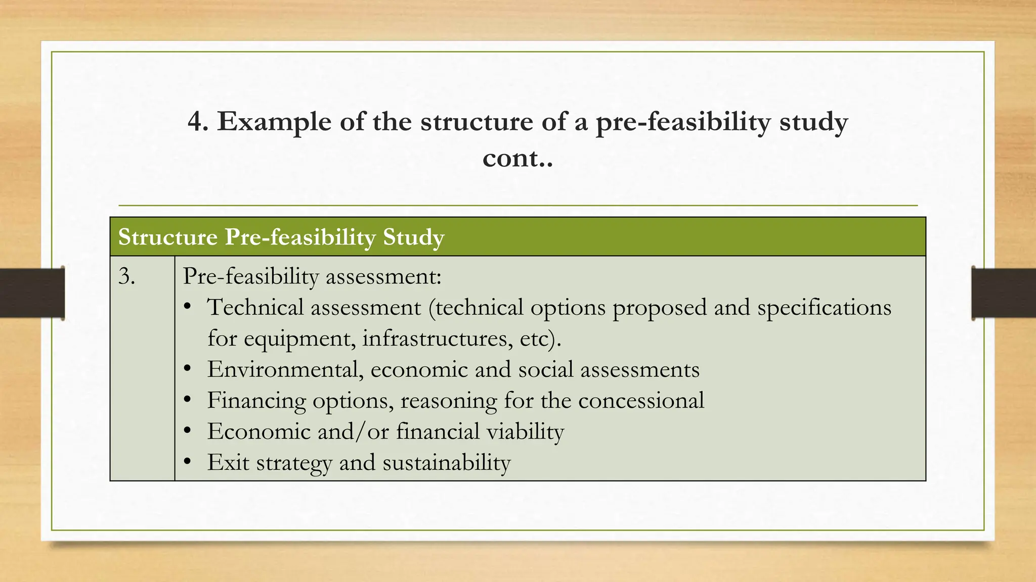3. Pre-feasibility Study.pptx of project | PPTX