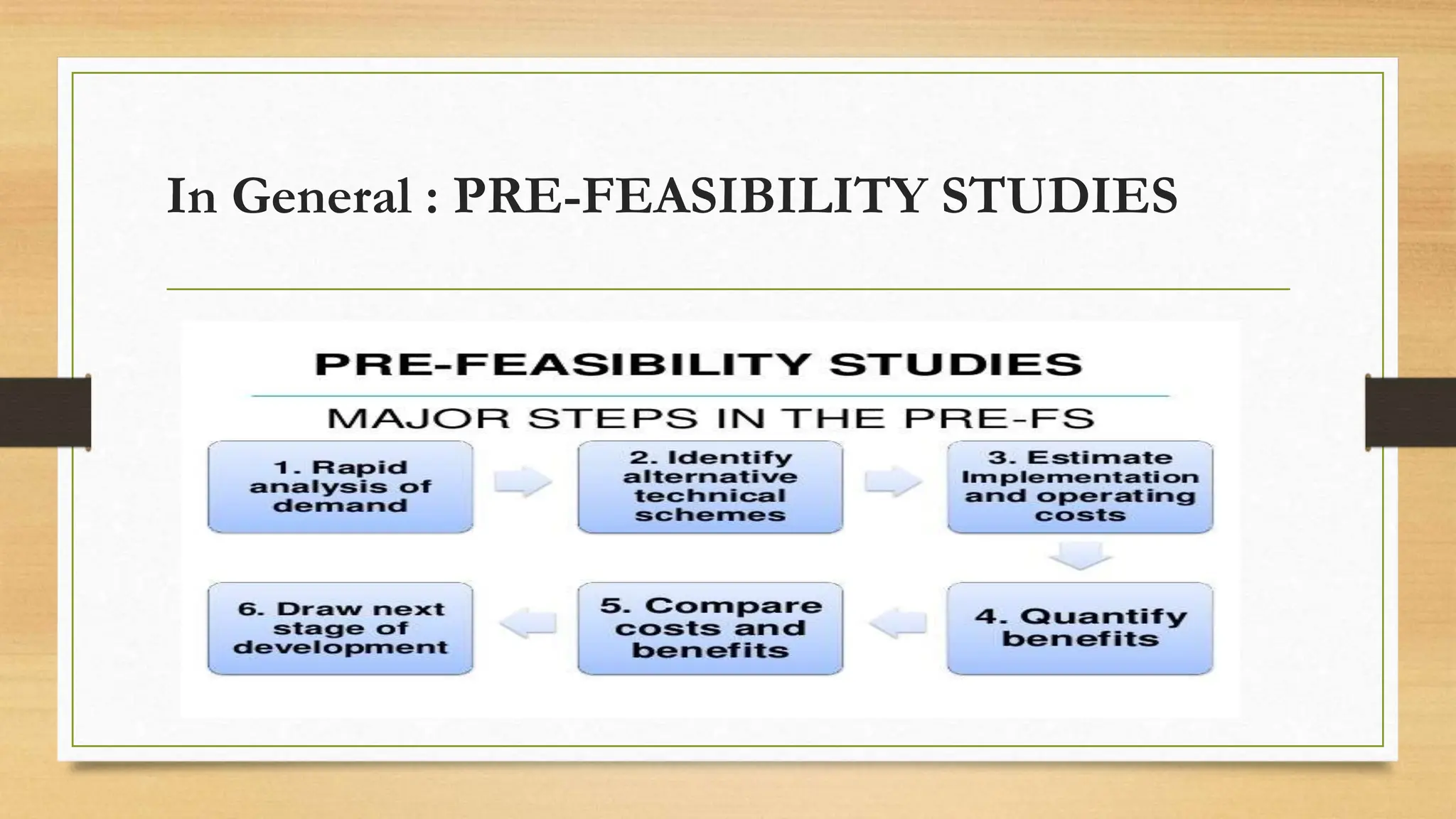 3. Pre-feasibility Study.pptx of project | PPTX
