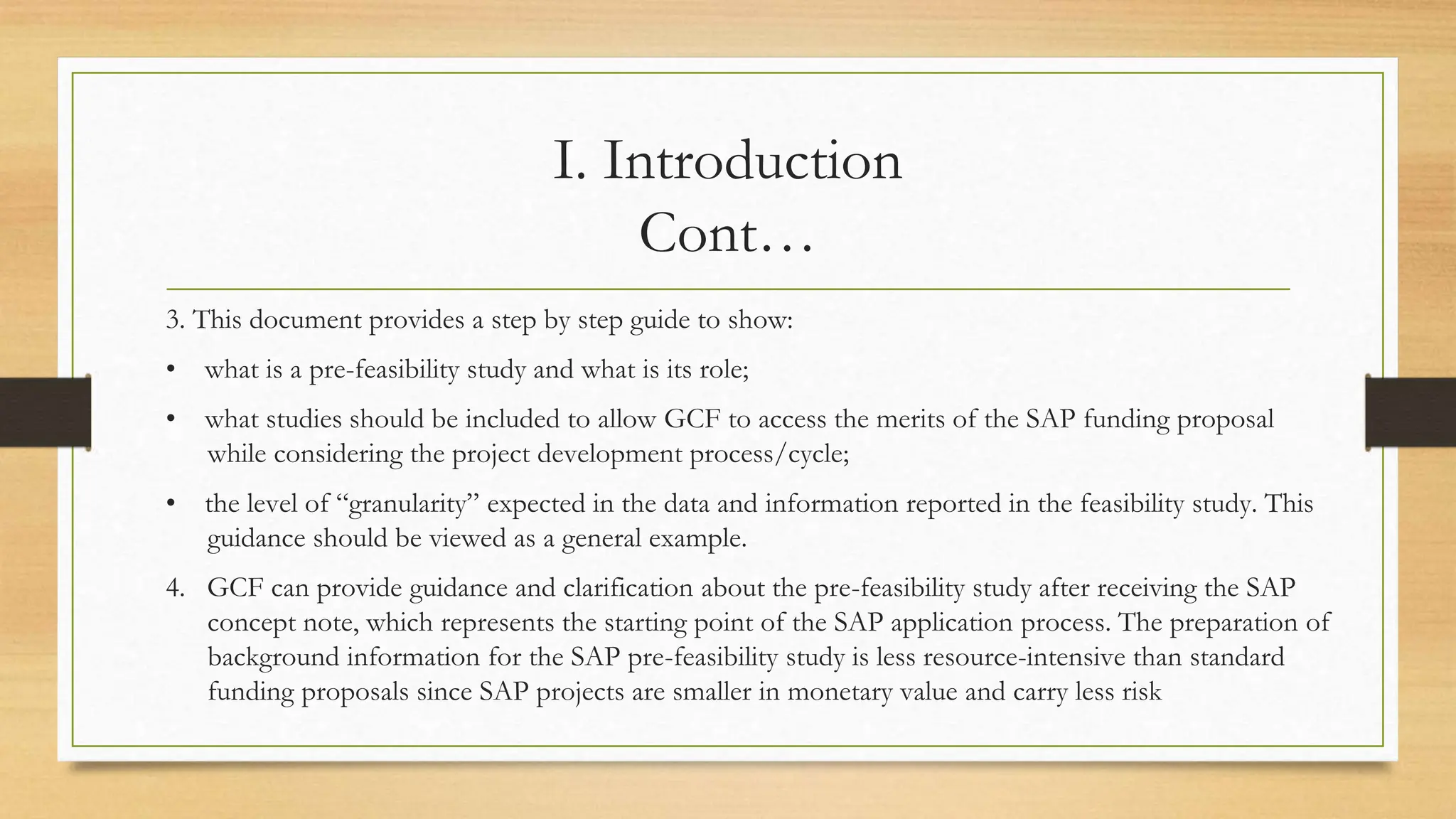 3. Pre-feasibility Study.pptx of project | PPTX