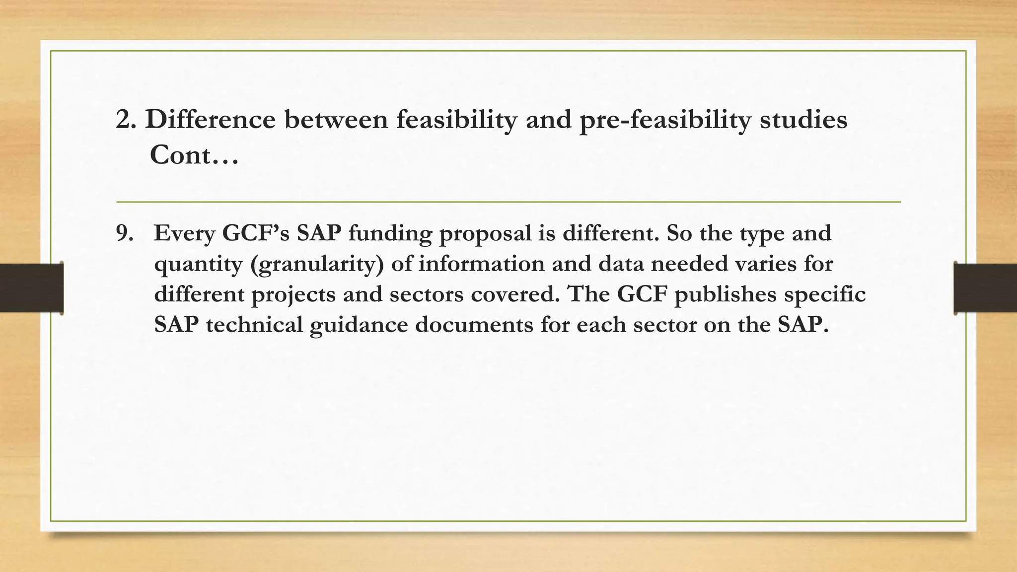 3. Pre-feasibility Study.pptx of project | PPTX