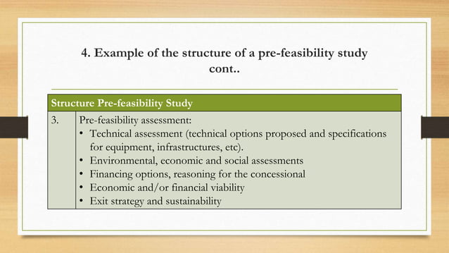 3. Pre-feasibility Study.pptx of project | PPTX