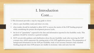 3. Pre-feasibility Study.pptx of project | PPTX