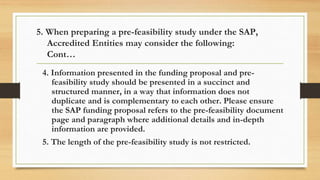 3. Pre-feasibility Study.pptx of project | PPTX