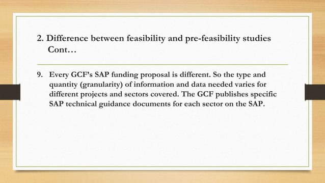 3. Pre-feasibility Study.pptx of project | PPTX