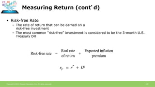 3. RISK AND RETURN Financing Lecturer - ERLYNDA .pptx