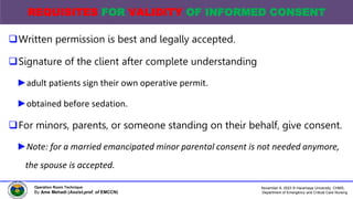 Surgical Conscience and Informed Consent | PPTX