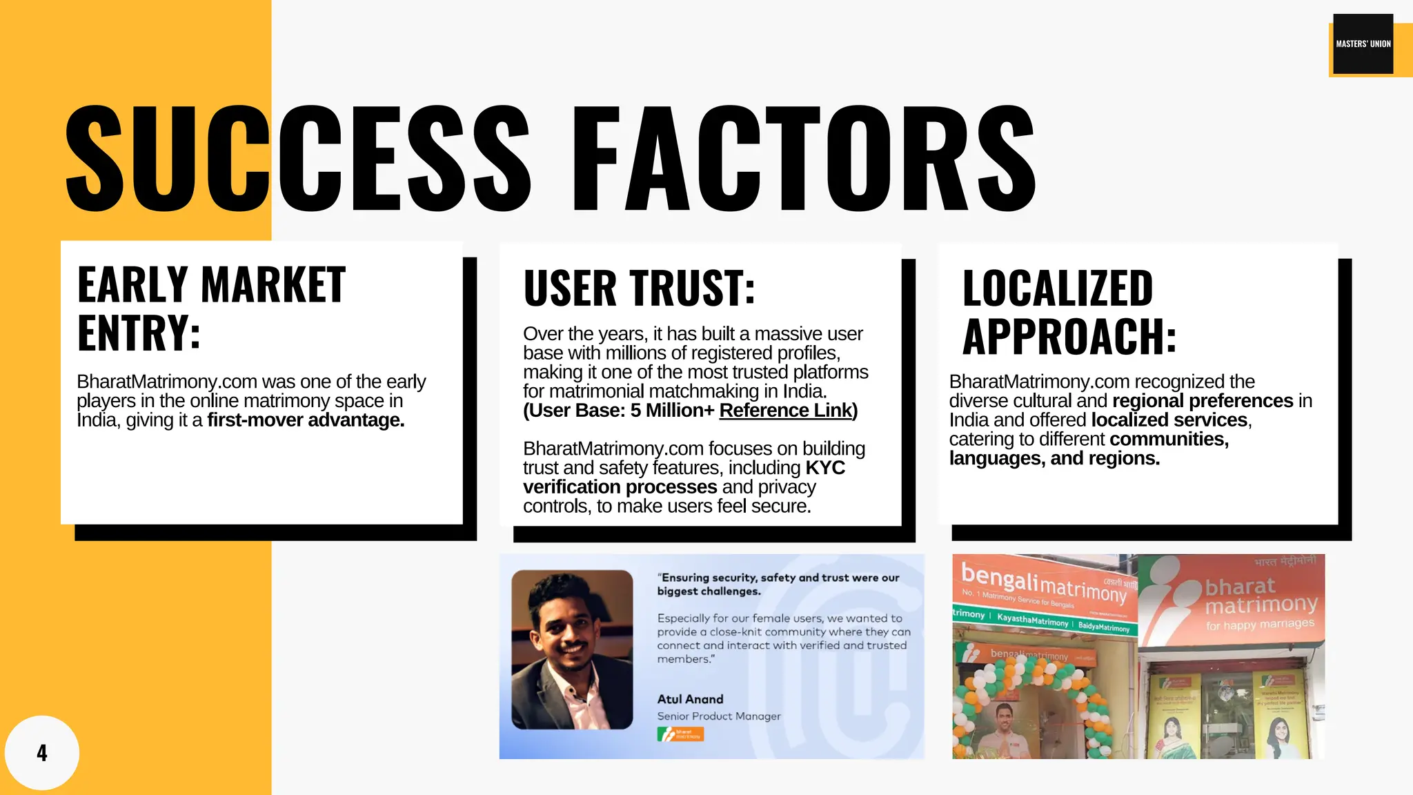 Bharat Matrimony - Case Study | Success Factors | SWOT | PDF