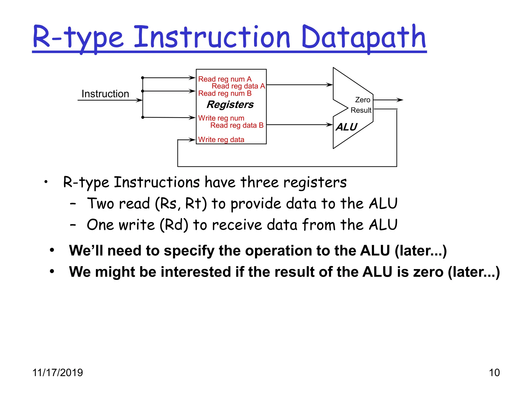3. Single Cycle Data Path in computer architecture | PDF