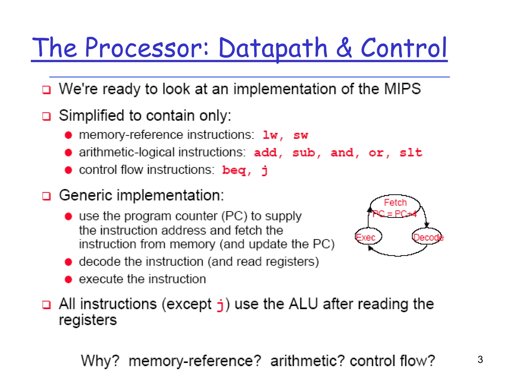3. Single Cycle Data Path in computer architecture | PDF