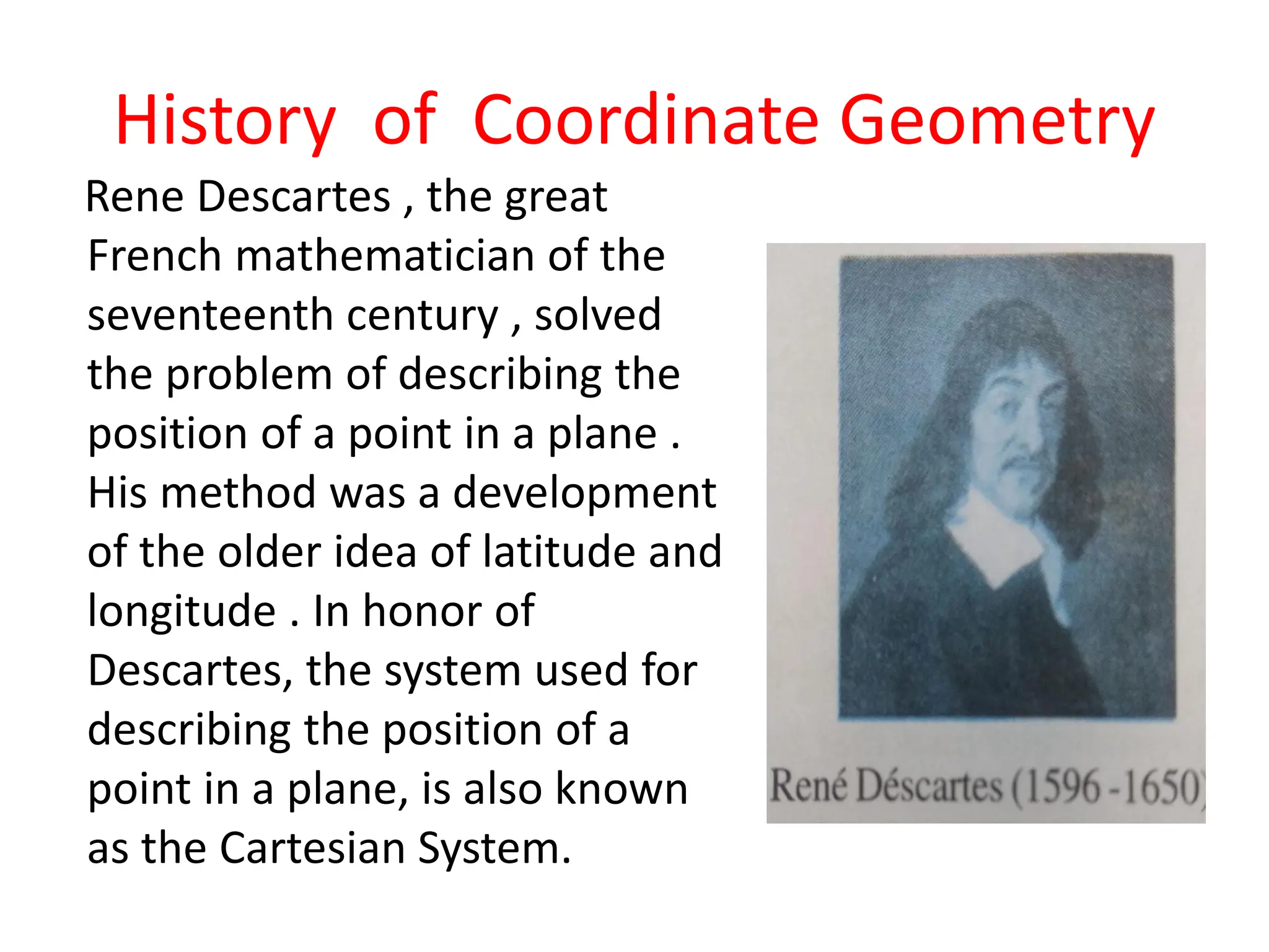 Coordinate Geometry class 9th powerpoint presentation by akshat ...