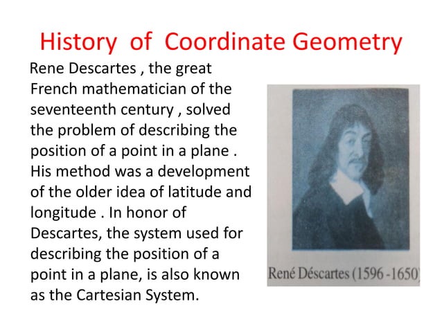 Coordinate Geometry class 9th powerpoint presentation by akshat upadhyay | PDF