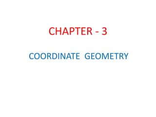 Coordinate Geometry class 9th powerpoint presentation by akshat ...