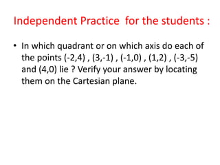 Coordinate Geometry class 9th powerpoint presentation by akshat ...