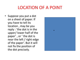 Coordinate Geometry class 9th powerpoint presentation by akshat ...