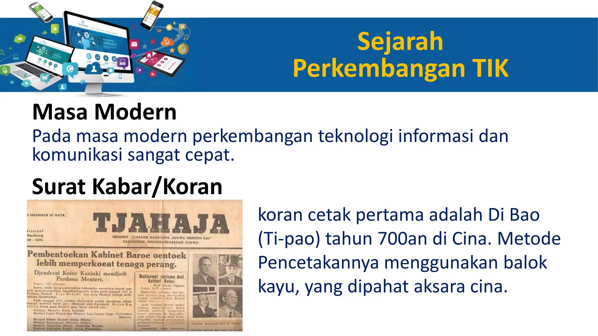 3.1 SEJARAH PERKEMBANGAN TIK Kelas 8 pdf | PDF